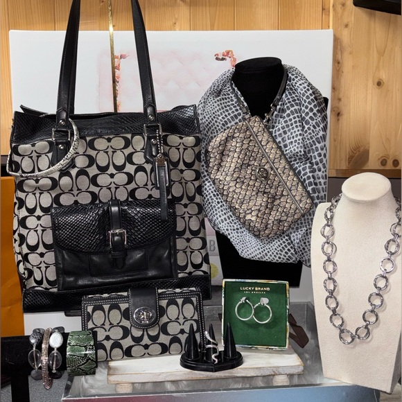 Coach | Bags | Coach Signature Bag Bundle | Poshmark